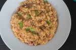 Barbecue Pulled Pork risotto - OhMyFoodness