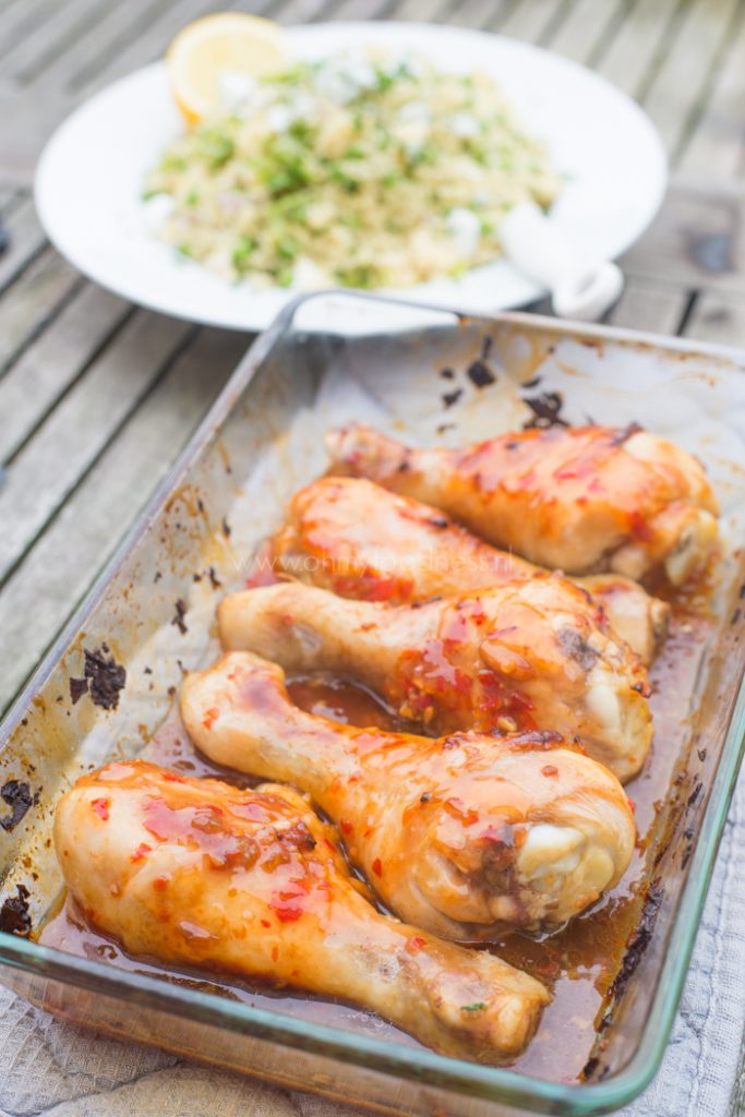 Sweet Chili Chicken drumsticks - OhMyFoodness