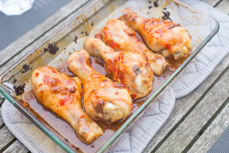 Sweet Chili Chicken drumsticks - OhMyFoodness