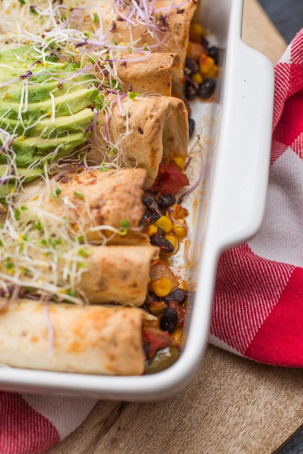 Vegetarische groente-enchiladas - OhMyFoodness