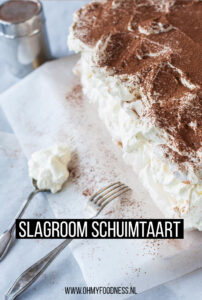 Hemelse Slagroom Schuimtaart - OhMyFoodness