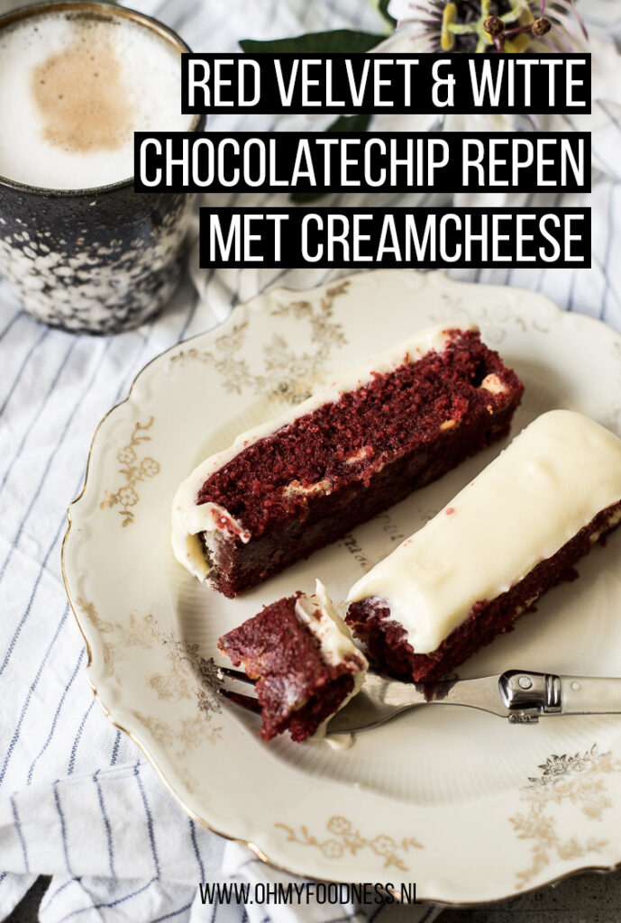Fastfood Friday: Red velvet & witte chocolatechip repen met creamcheese ...