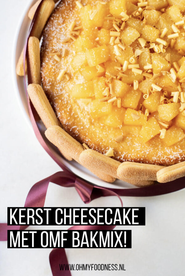 Kerst Cheesecake met OMF Bakmix! - OhMyFoodness