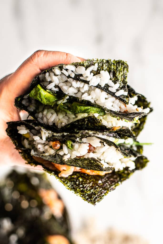 Sushi sandwich (wrap hack) - OhMyFoodness