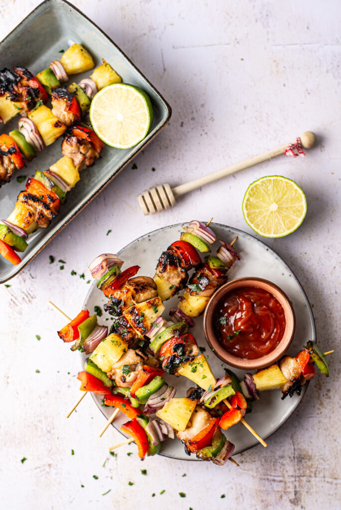 Picknicksnack: Kip Hawaii spiesjes - OhMyFoodness