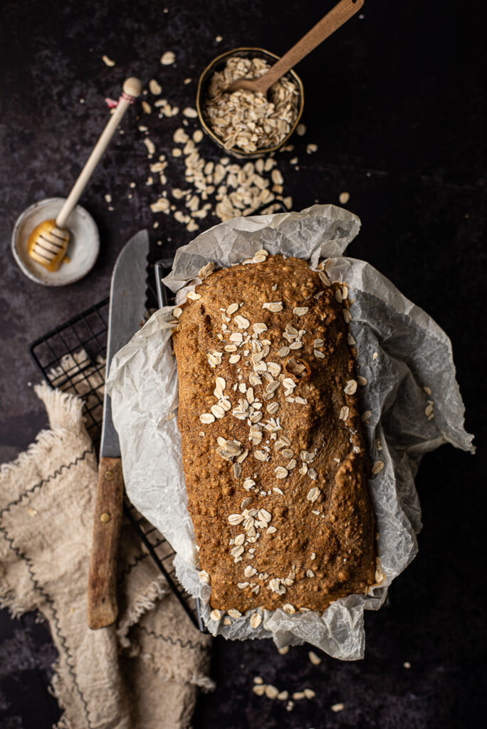 Honing-havermoutbrood - OhMyFoodness