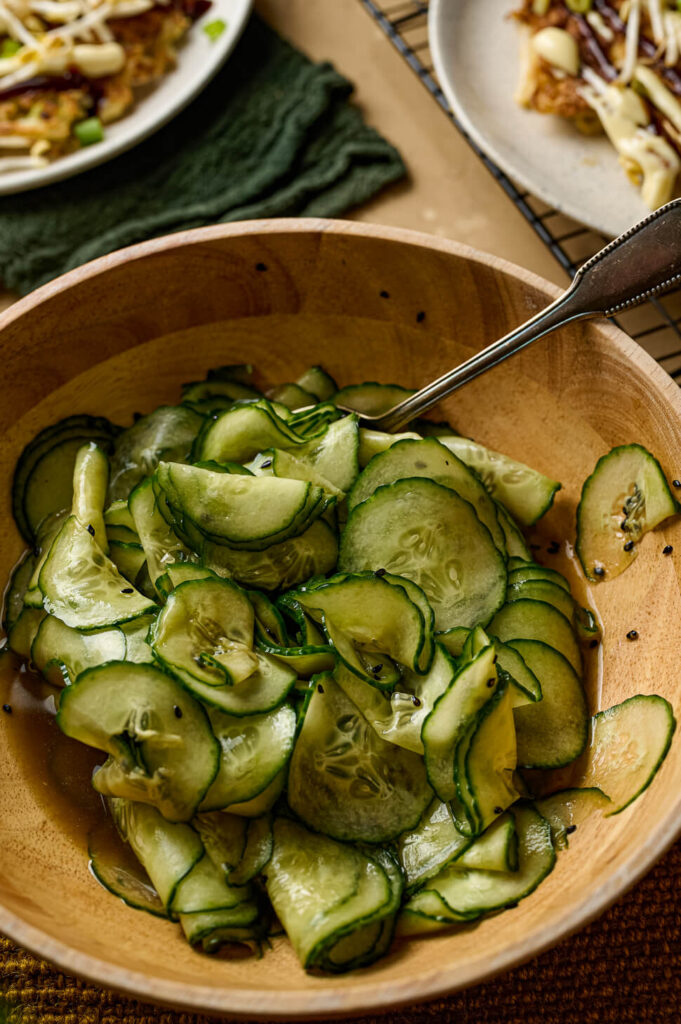 Aziatische zoetzure komkommersalade - OMF recepten