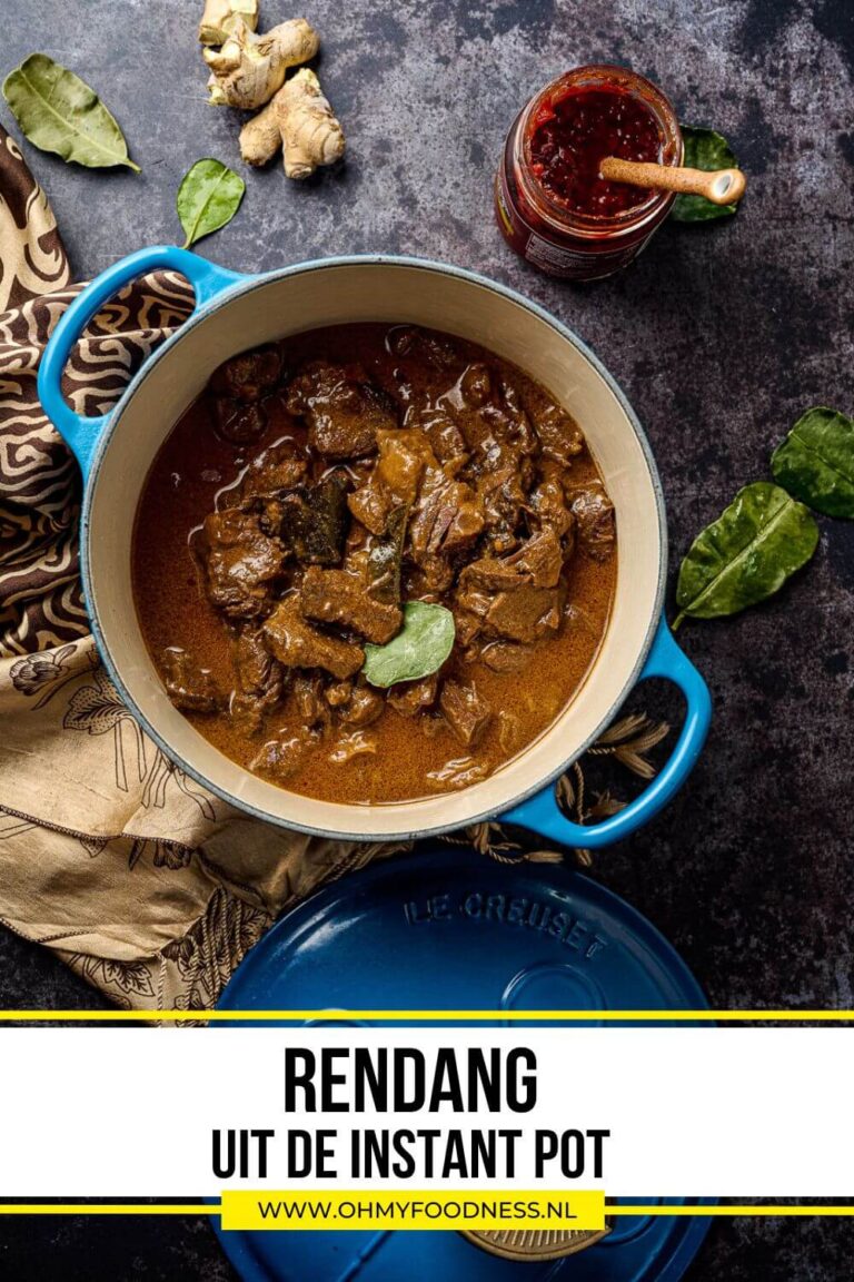 Rendang maken in de instant pot - OhMyFoodness