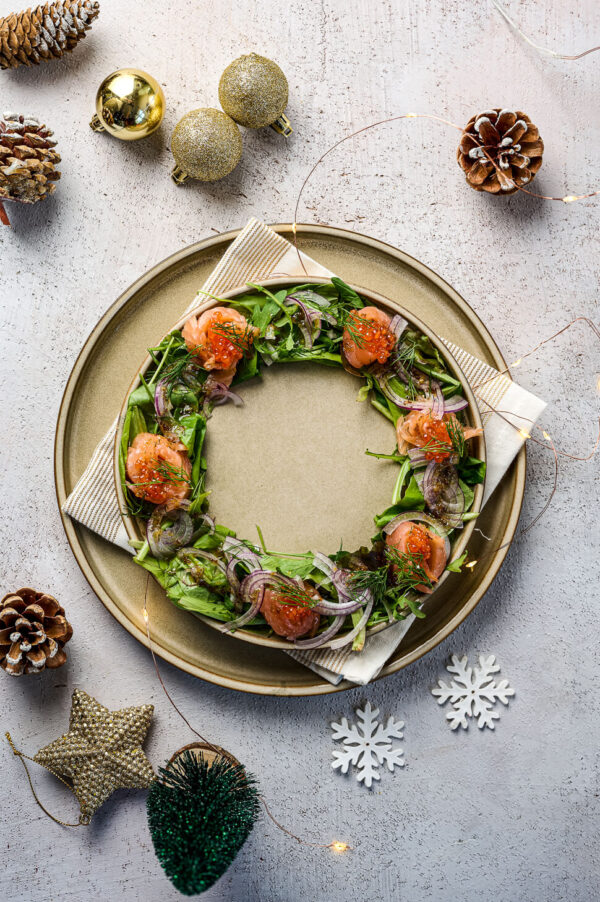 Zalmcarpaccio krans - OhMyFoodness