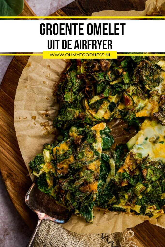 Groente omelet uit de Airfryer - OhMyFoodness