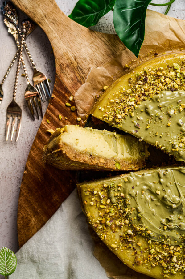 Pistache cheesecake - OhMyFoodness