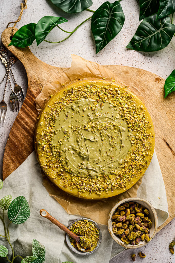 Pistache cheesecake - OhMyFoodness