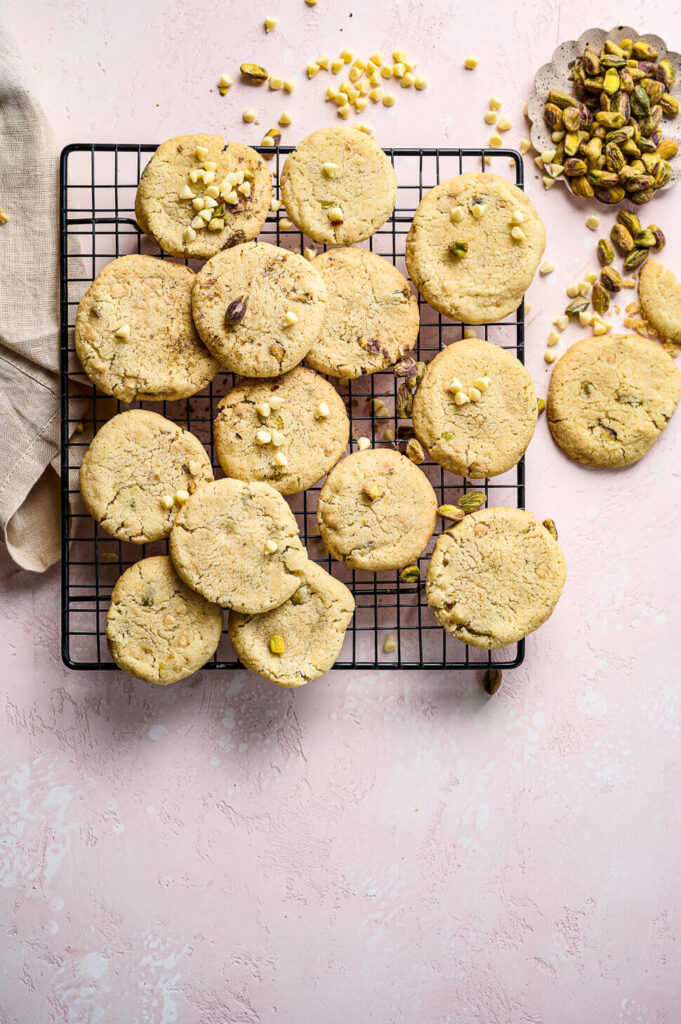 Pistache koekjes met witte chocolade - OhMyFoodness