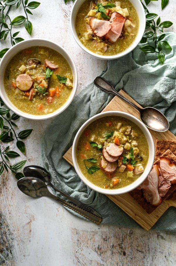 Erwtensoep uit de slowcooker - OhMyFoodness