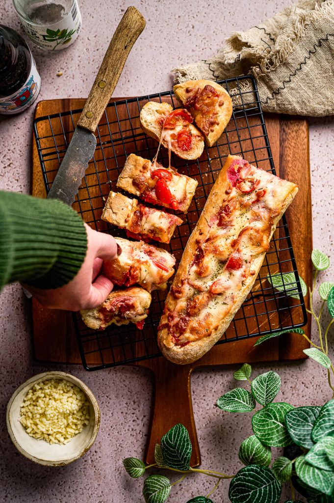 Pizza stokbrood - OhMyFoodness