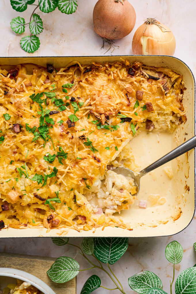 Bloemkool ovenschotel met rösti - OhMyFoodness