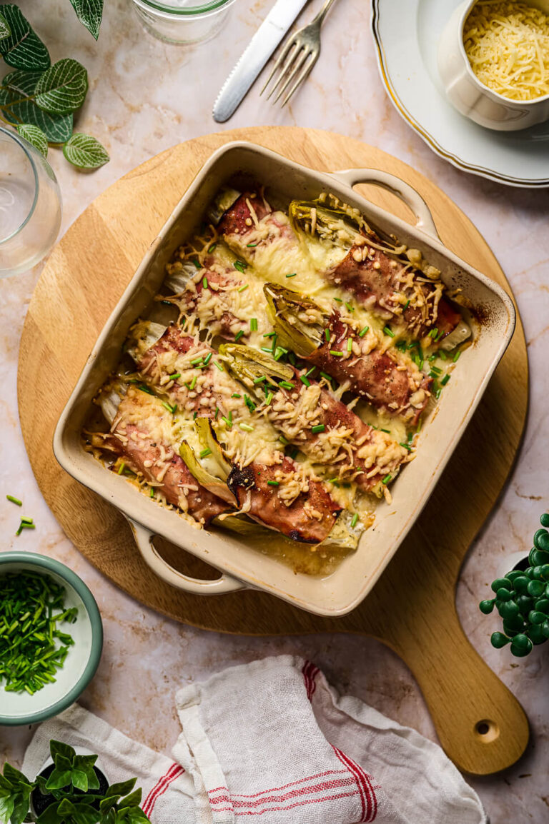 Witlof met ham en kaas uit de oven - OhMyFoodness