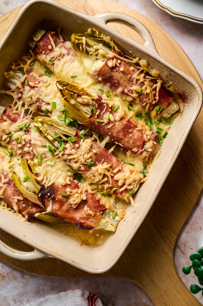 Witlof met ham en kaas uit de oven - OhMyFoodness