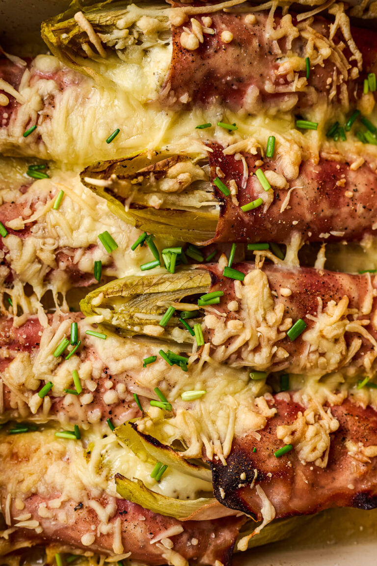 Witlof met ham en kaas uit de oven - OhMyFoodness
