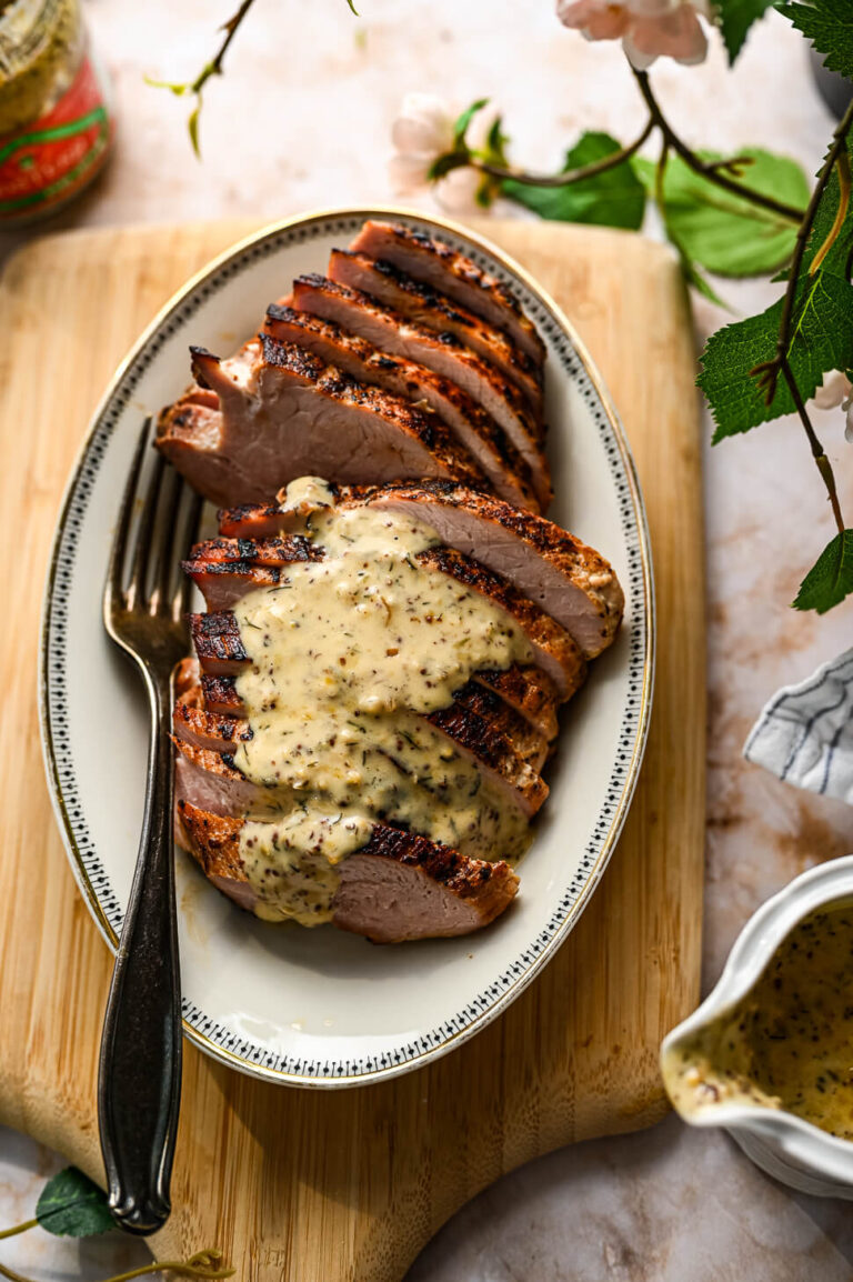 Beenham met honing-mosterd saus - OhMyFoodness