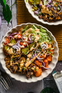 Cheeseburger bowl - OhMyFoodness