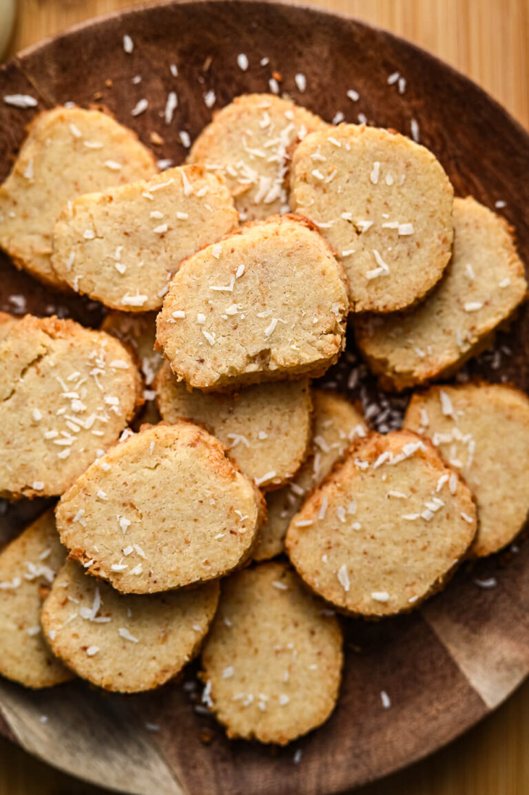 Kokos shortbread koekjes - OhMyFoodness