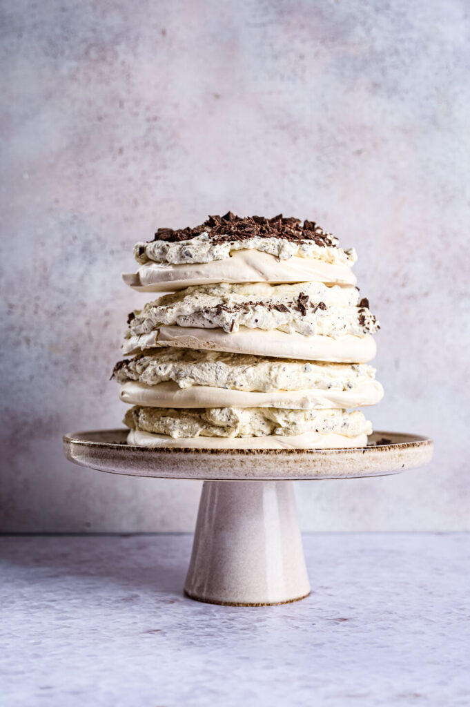 Stracciatella schuimtaart - OhMyFoodness