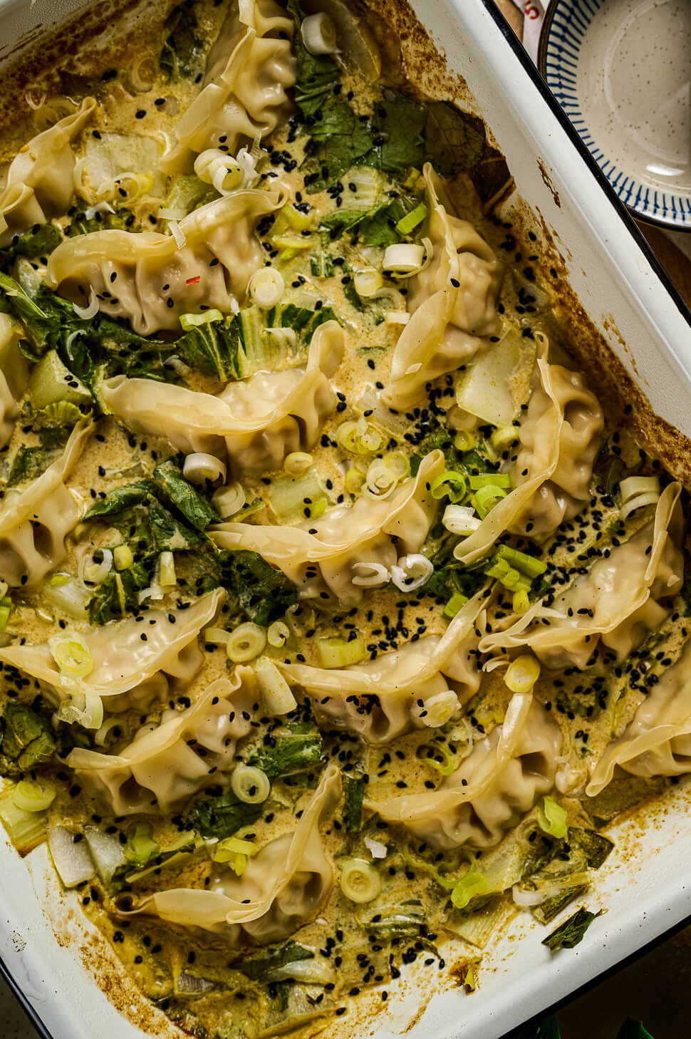 Gyoza bake met paksoi - OhMyFoodness